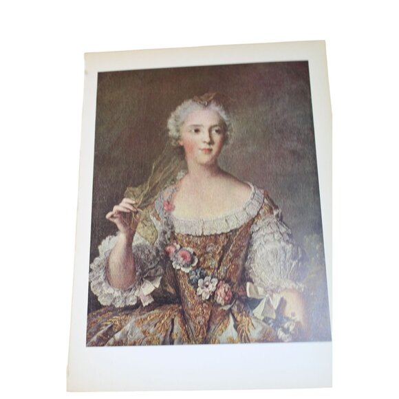 Art | Nattier Portrait Of Madame Sophie Print Vintage 93417 French ...